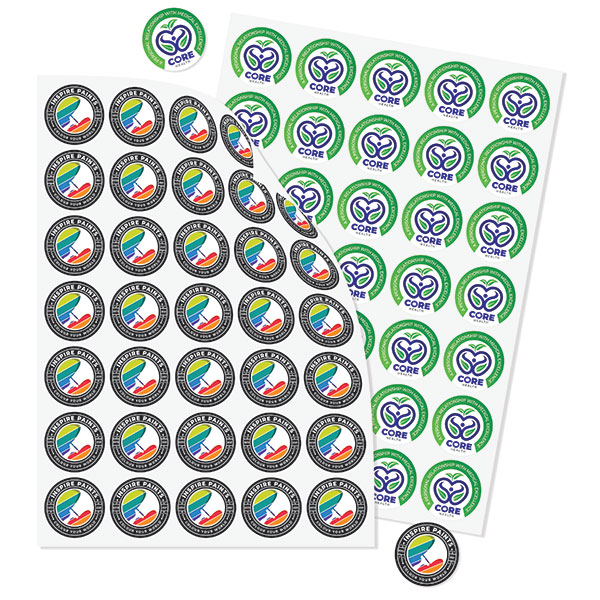 Round Paper Stickers – 64mm – Get Yourself Noticed